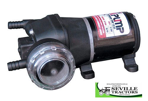 Silvan 12V Pak Pump 7 Amps, supplied with Filter - Seville Tractors